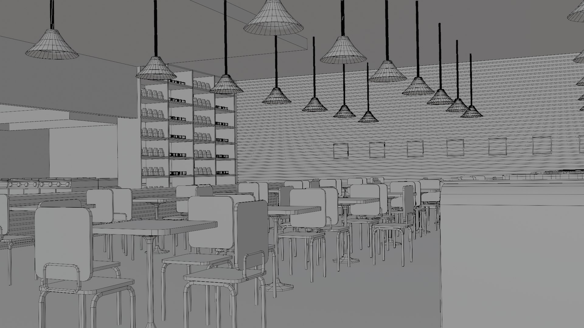 VR Coffee Shop Model - TurboSquid 2153704