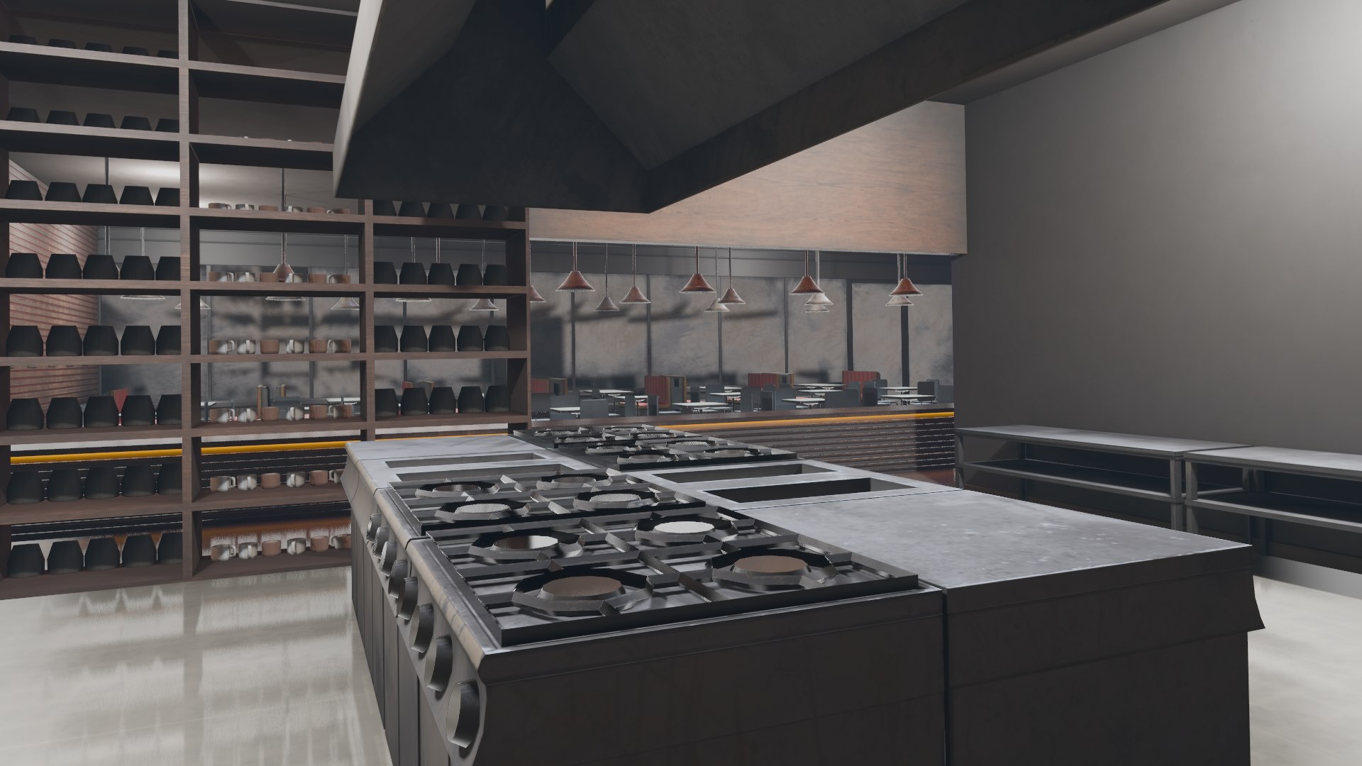 VR Coffee Shop Model - TurboSquid 2153704