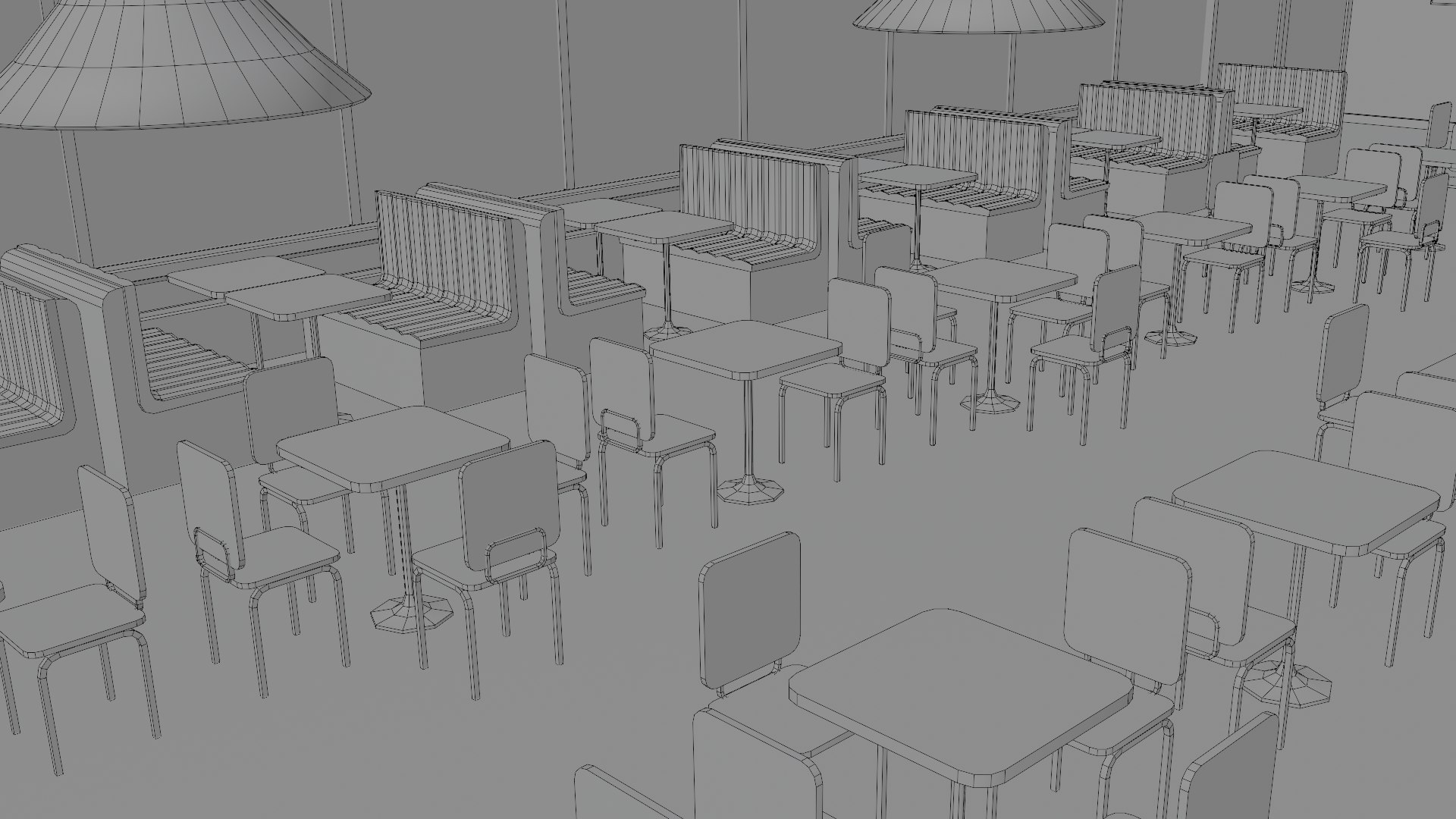 VR Coffee Shop Model - TurboSquid 2153704