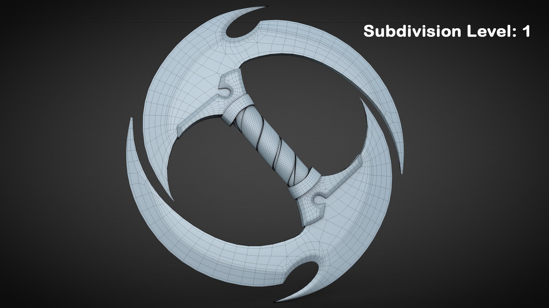 3D Model Chakram Dagger - TurboSquid 1447201