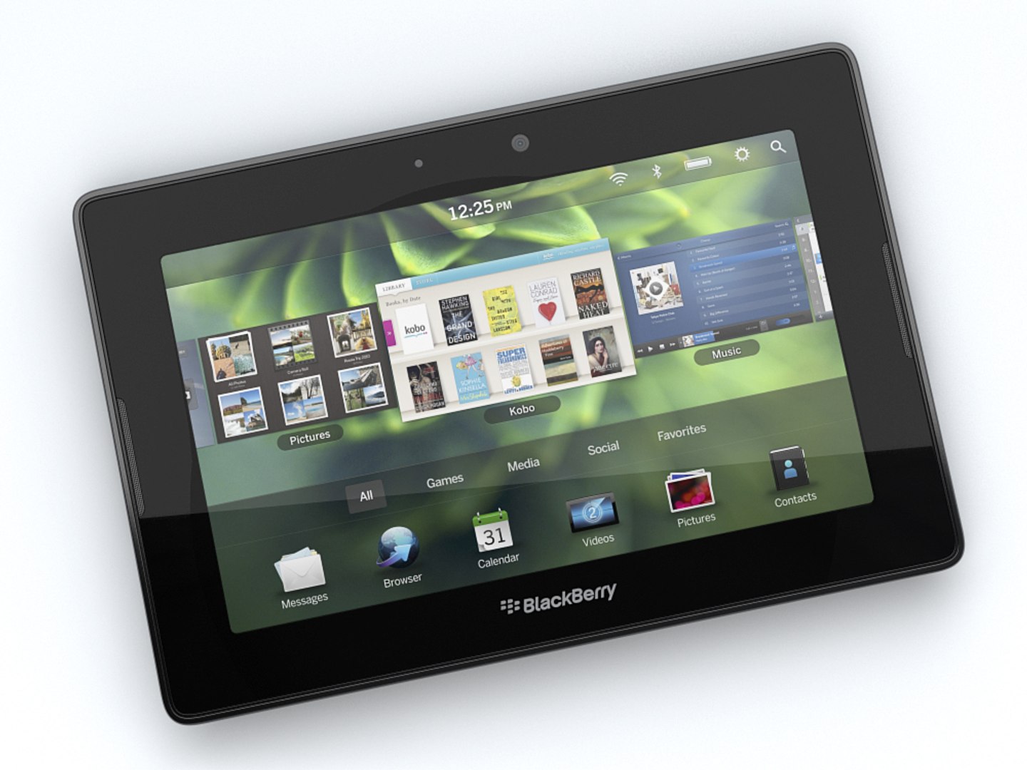 3d model blackberry playbook