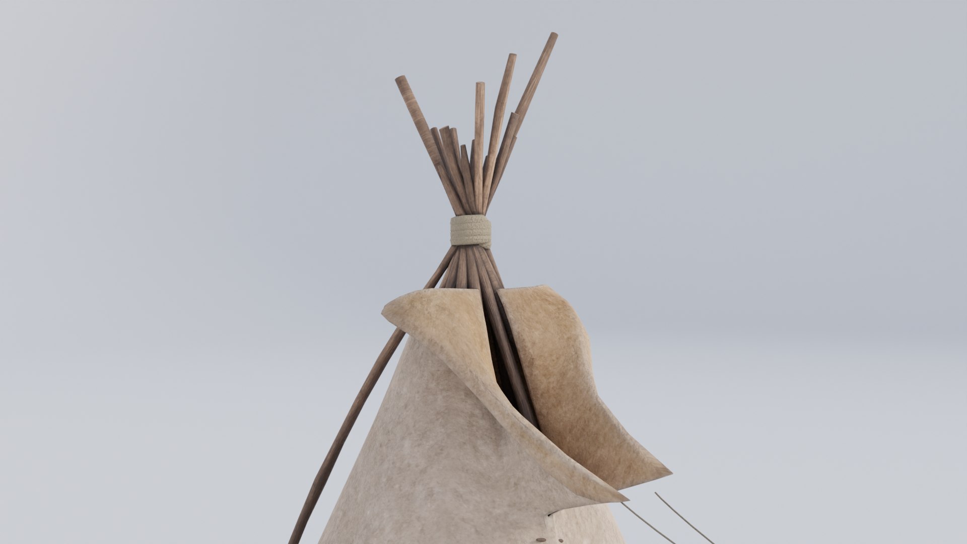 Teepee With 4K And 2K Textures 3D Model - TurboSquid 1977879