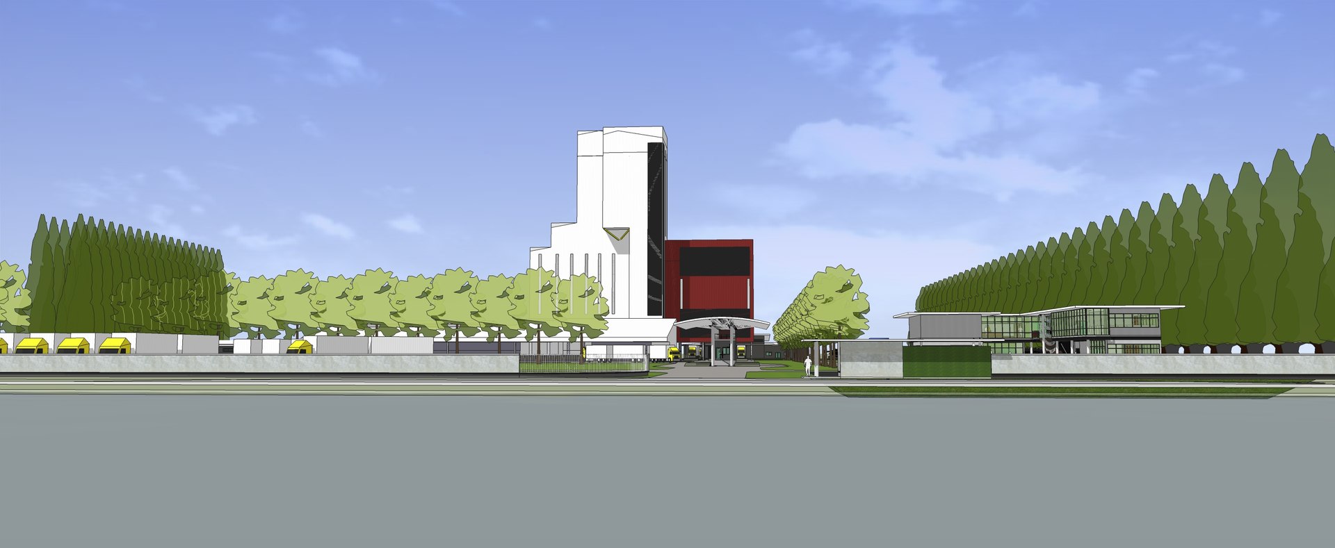 Cement factory layout 3D - TurboSquid 1906159