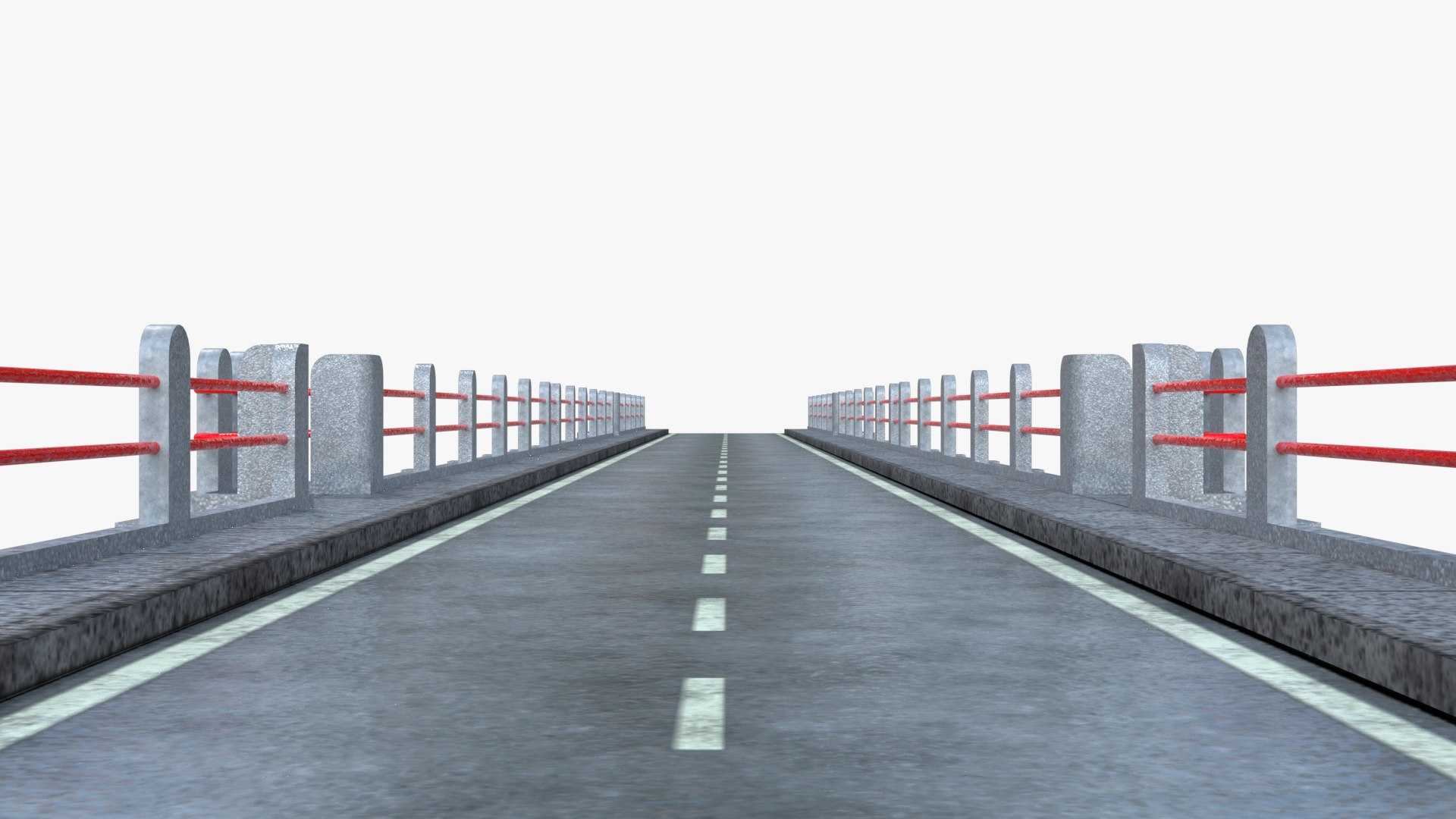 Road Bridge Segment Model - TurboSquid 1428286