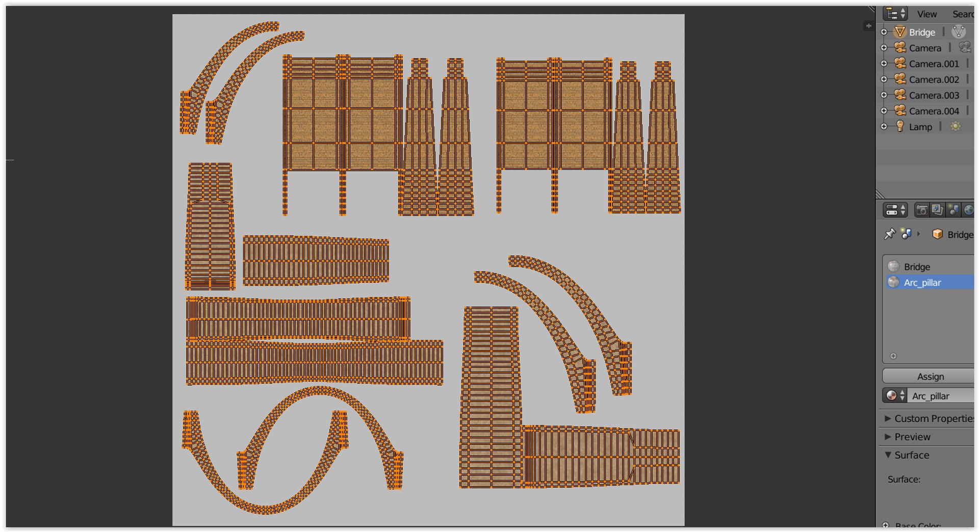 Road Bridge Segment Model - TurboSquid 1428286