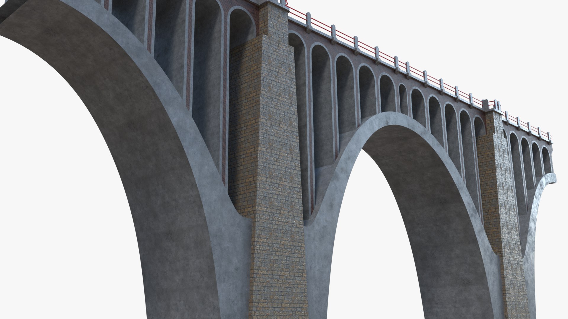 Road Bridge Segment Model - TurboSquid 1428286