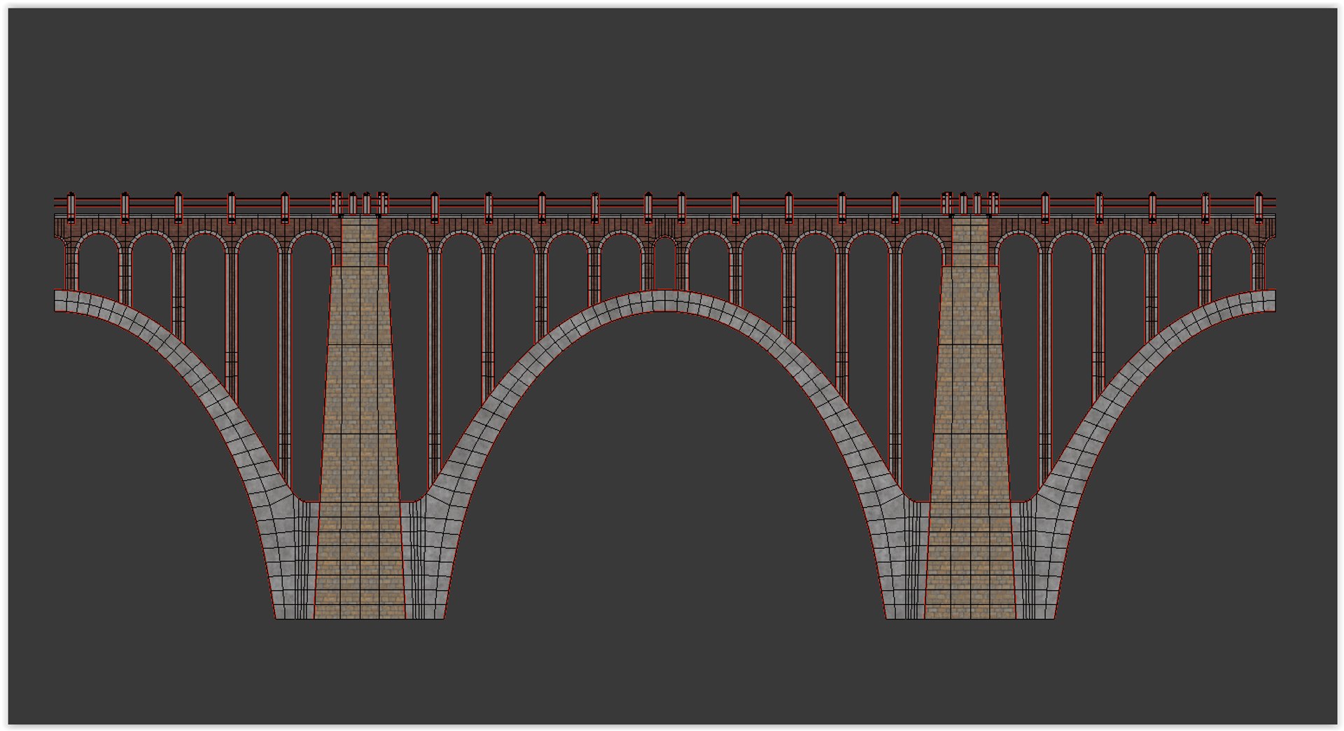 Road Bridge Segment Model - TurboSquid 1428286
