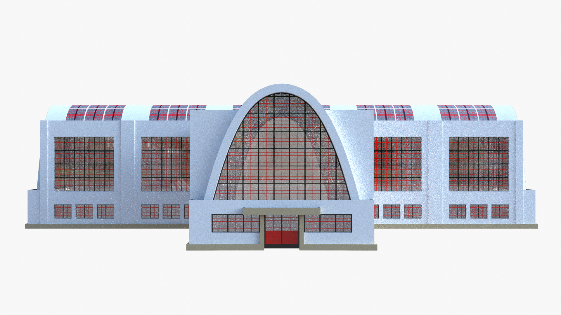 3D model Exhibition warehouses collection - TurboSquid 2050359