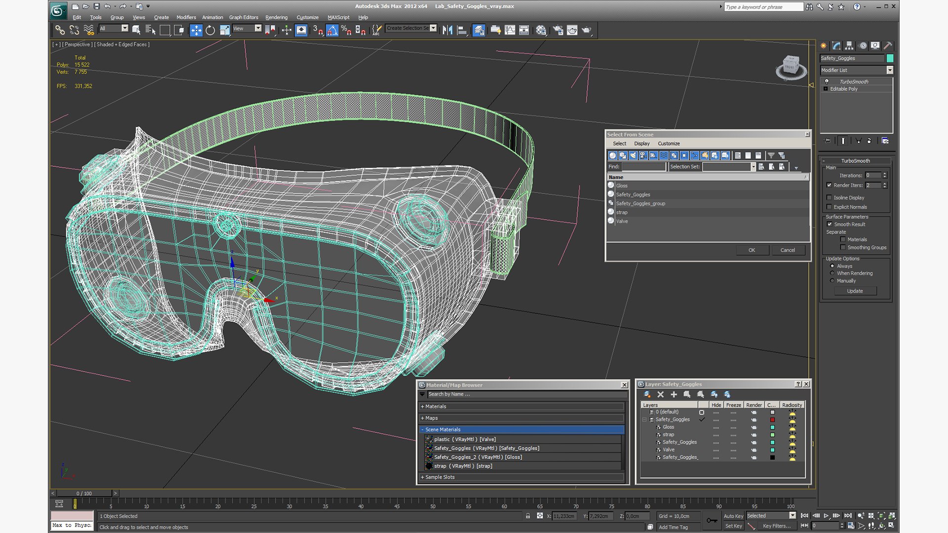 Lab Safety Goggles 3D - TurboSquid 1435821