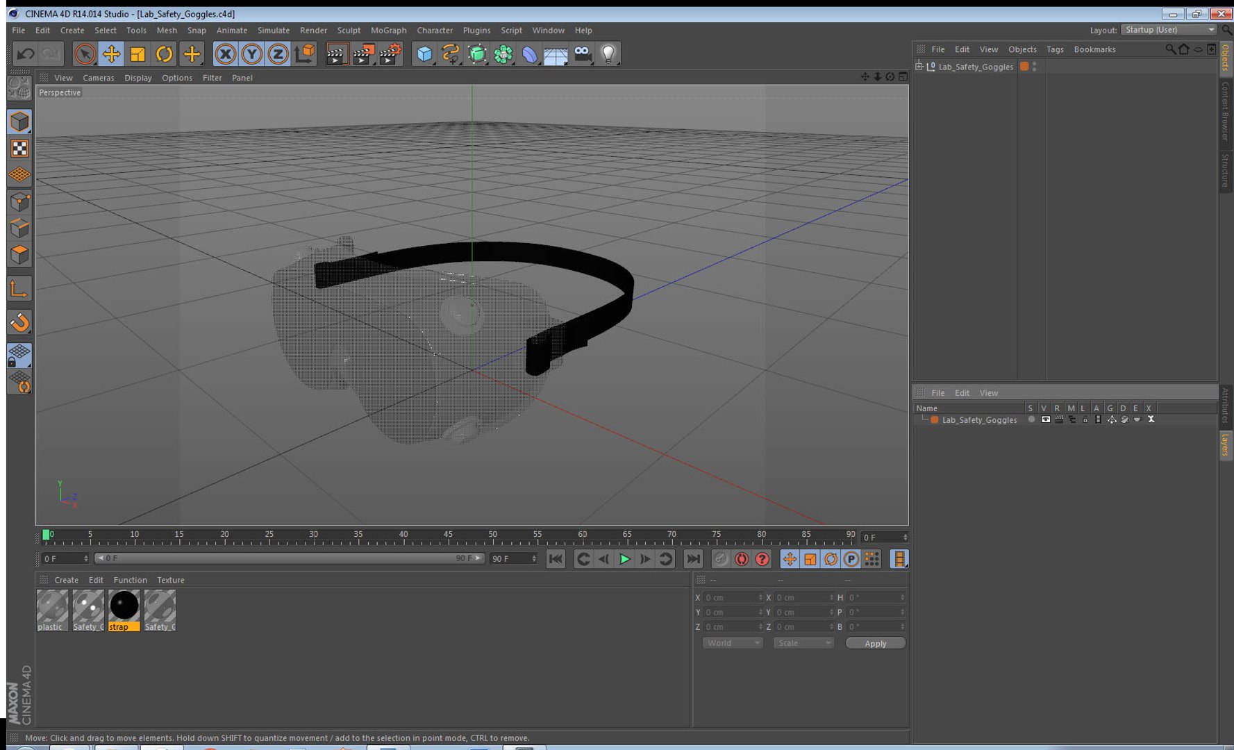 Lab Safety Goggles 3D - TurboSquid 1435821