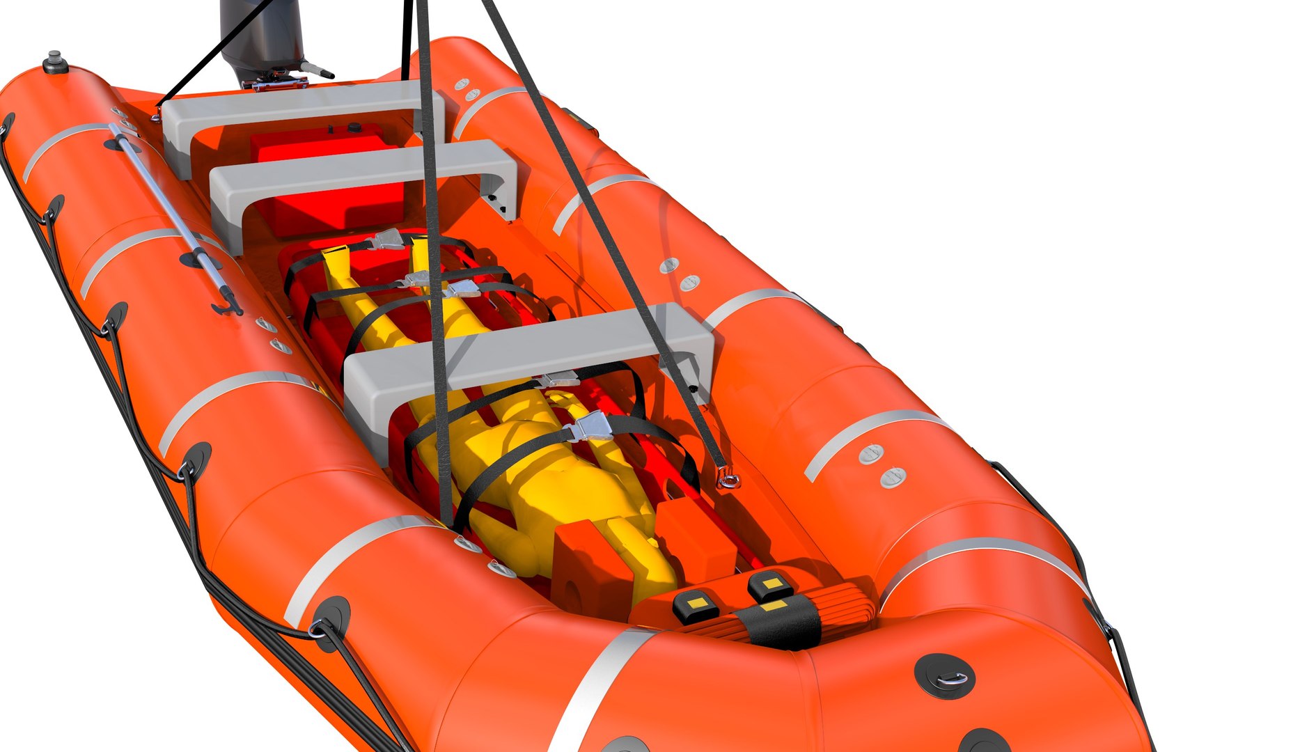 SOLAS RESCUE BOAT 3D Model - TurboSquid 1837593