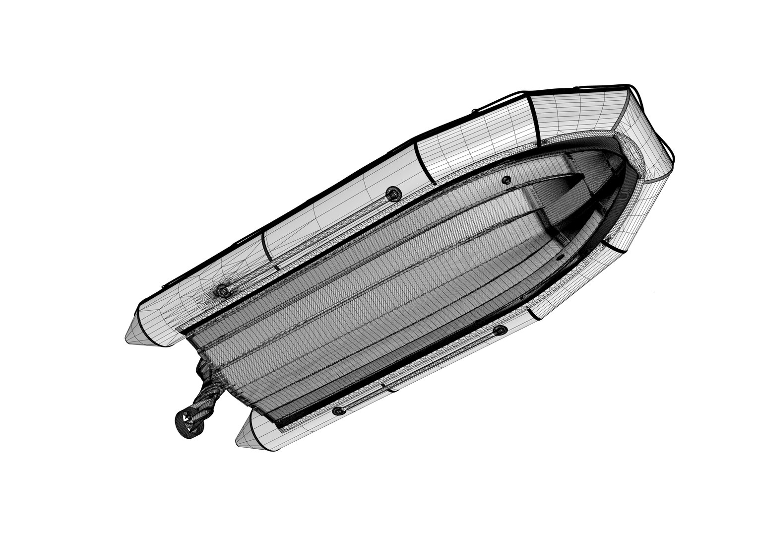 SOLAS RESCUE BOAT 3D Model - TurboSquid 1837593