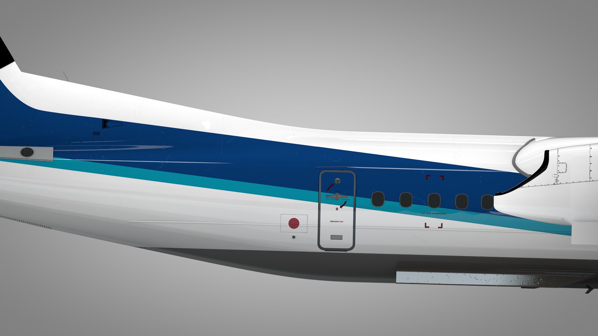 3D DE HAVILLAND CANADA DASH 8-400 ANA WINGS L1485 Model - TurboSquid ...