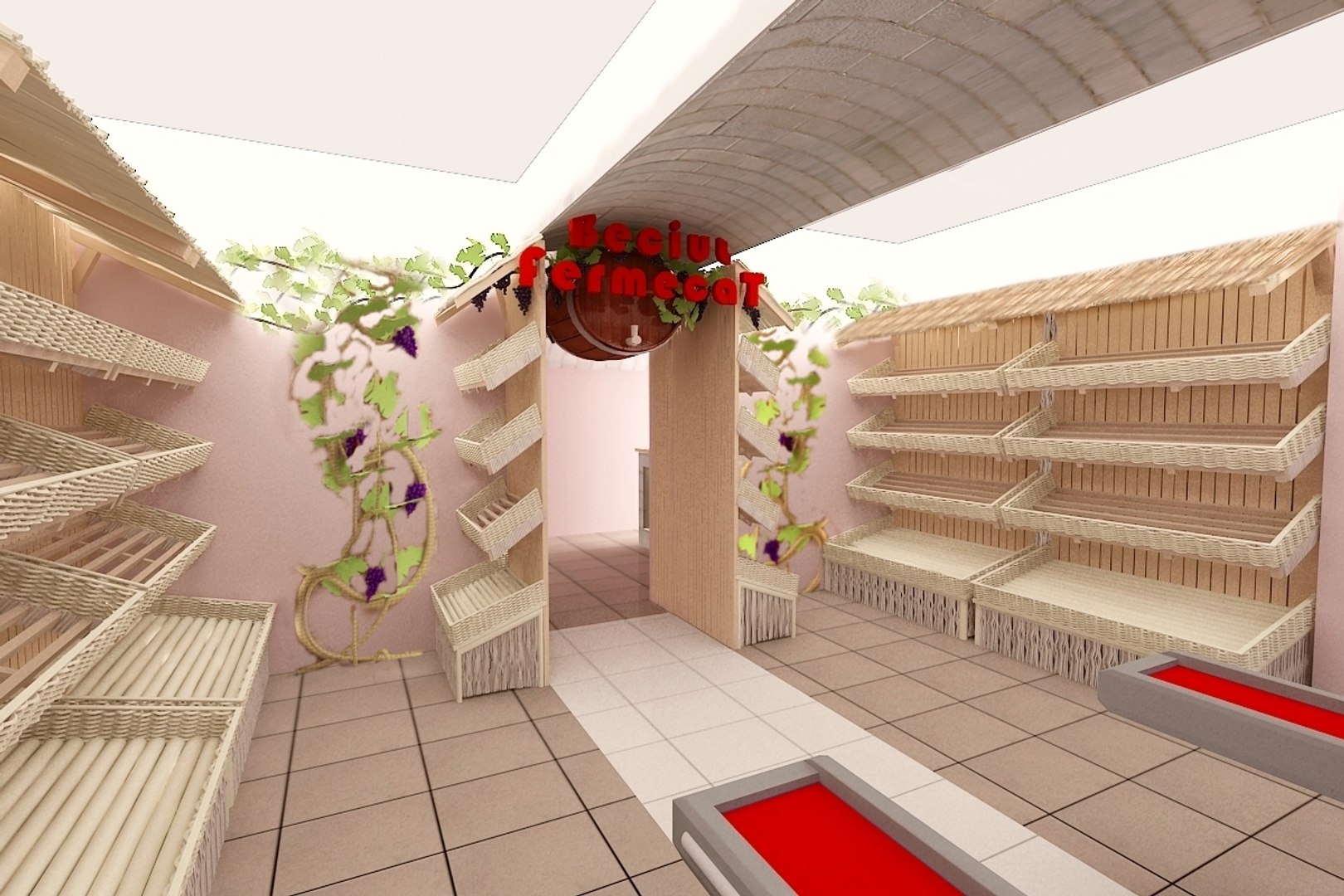 Design Supermarket 3d Model