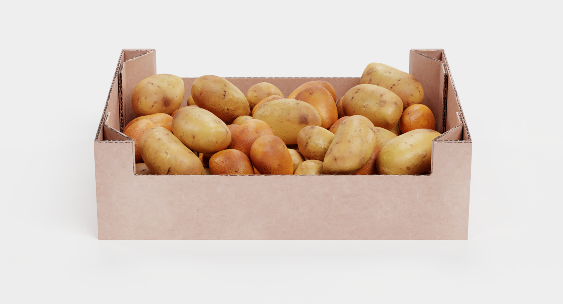 Potatoes Box 3D - TurboSquid 1405436