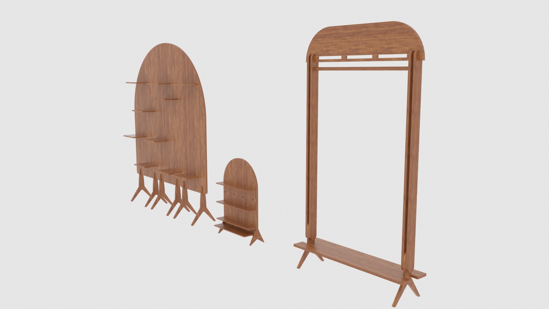 3D Retail Display Shelving Units 3D Model - TurboSquid 1871609