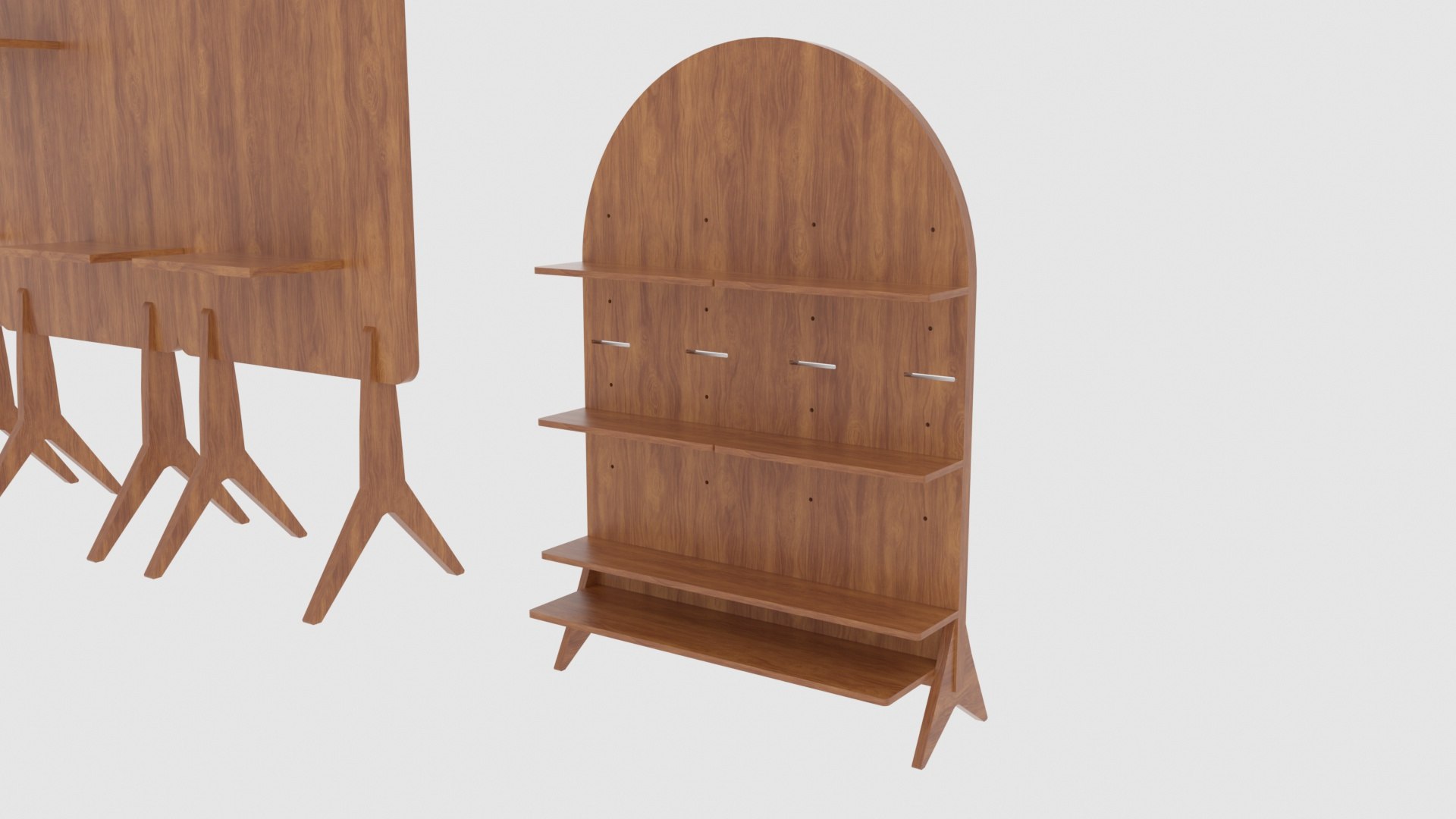 3D Retail Display Shelving Units 3D Model - TurboSquid 1871609