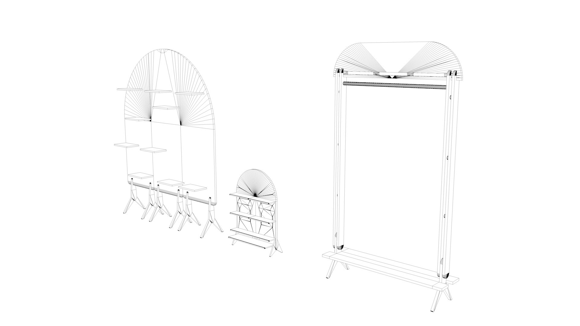 3D Retail Display Shelving Units 3D Model - TurboSquid 1871609