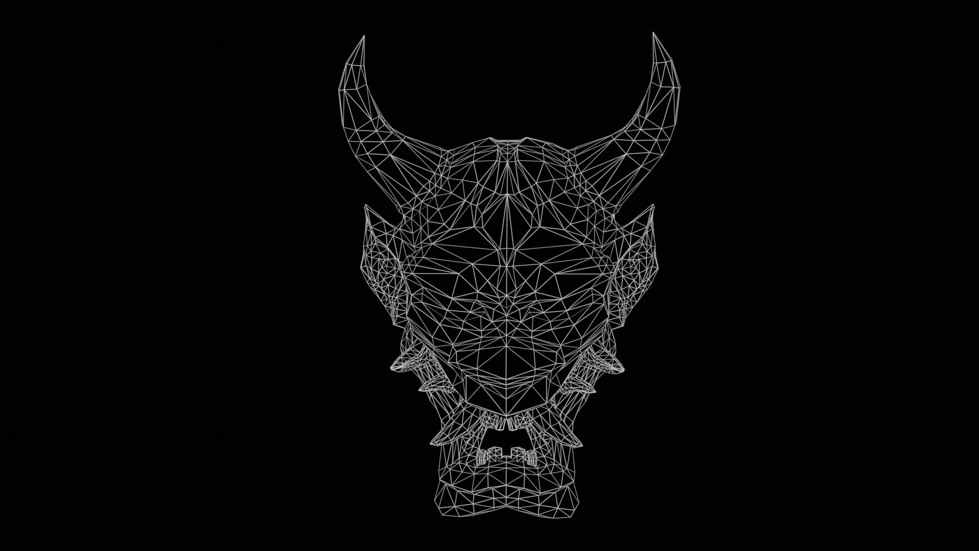 Ancient Japanese Demon Mask 3D Model - TurboSquid 2184698