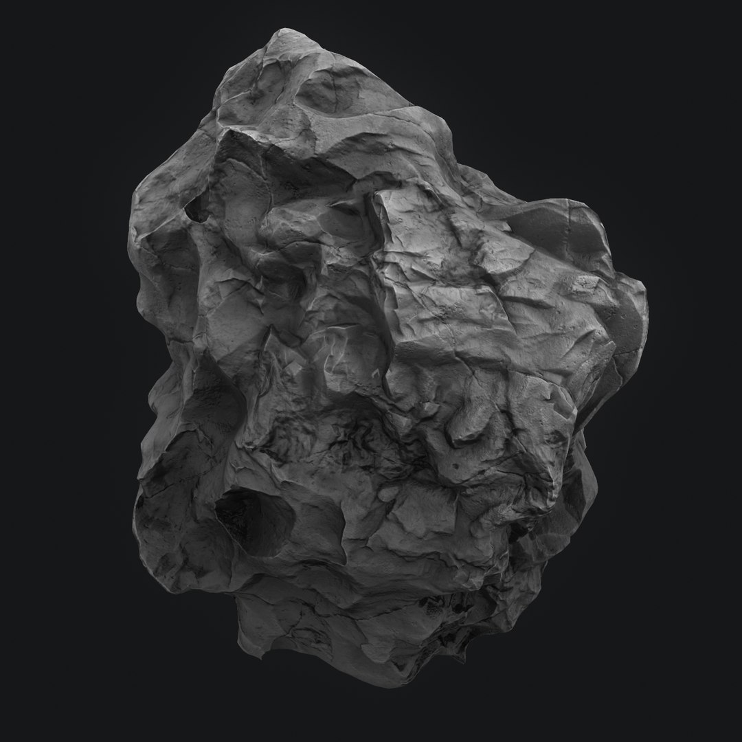 Meteor Asteroid Rock 4k 3D Model - TurboSquid 1433614