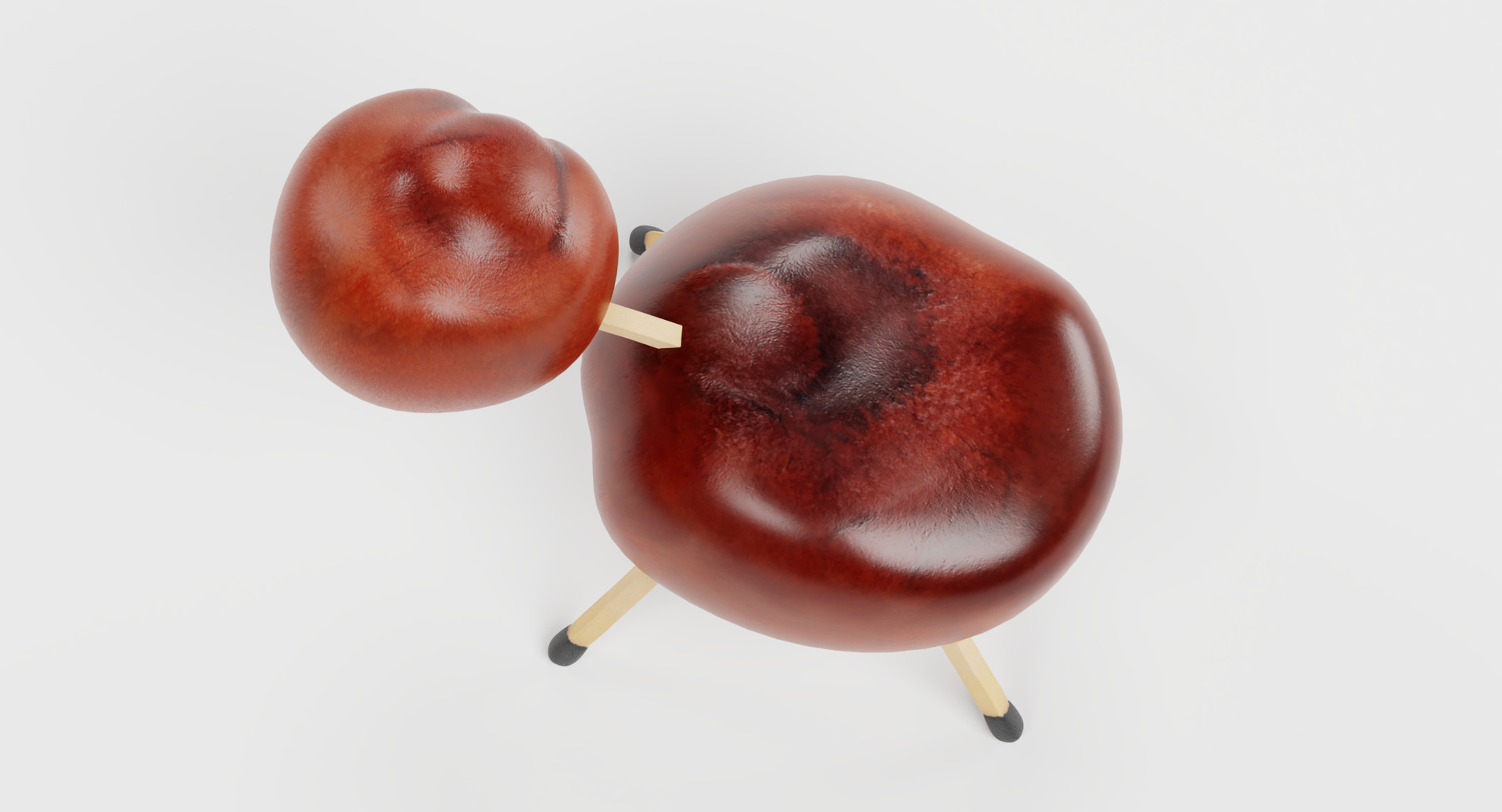 Chestnut animal 1 3D model - TurboSquid 1349082