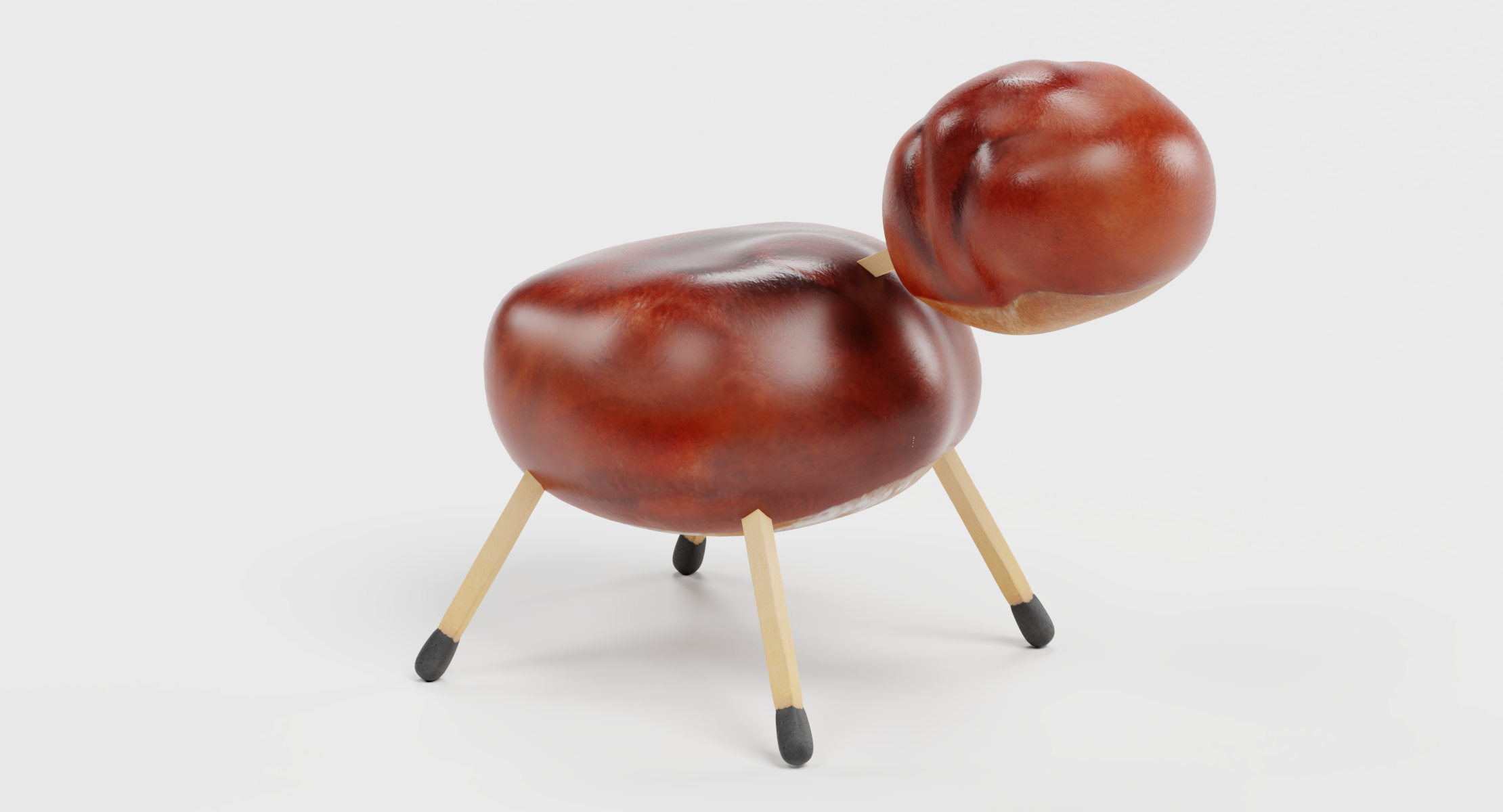 Chestnut animal 1 3D model - TurboSquid 1349082