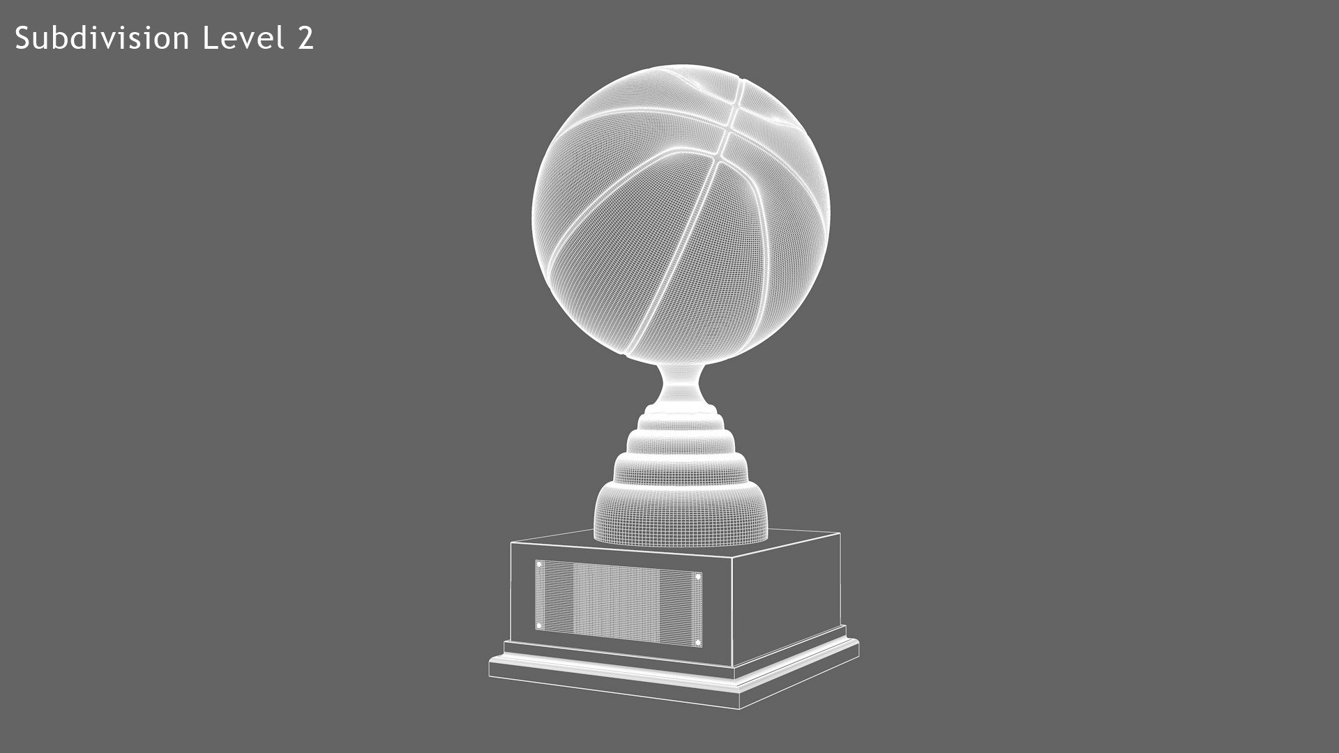3D Basket Trophy Model - TurboSquid 1869953