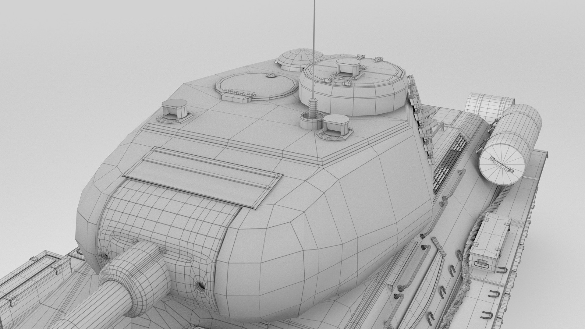 Soviet Tank Interior T 3d Obj