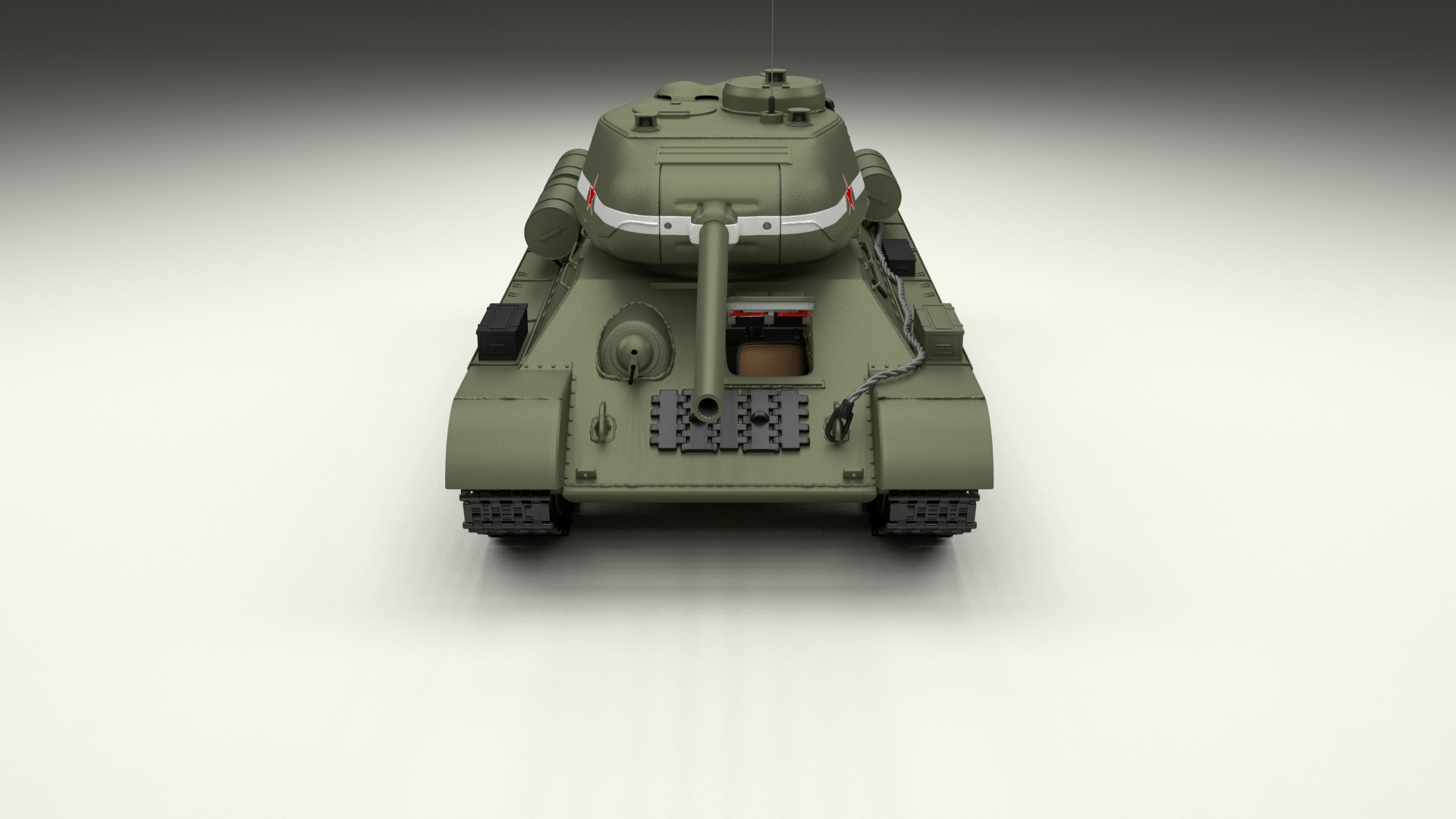 Soviet Tank Interior T 3d Obj