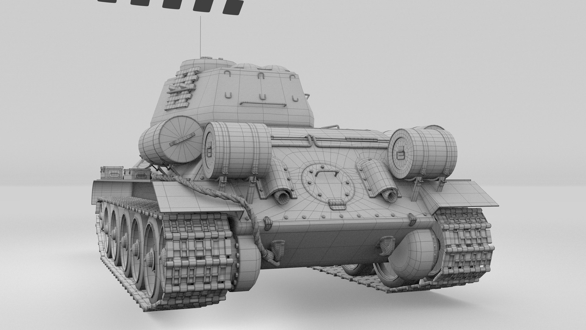 Soviet Tank Interior T 3d Obj