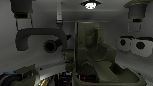 soviet tank interior t 3d obj