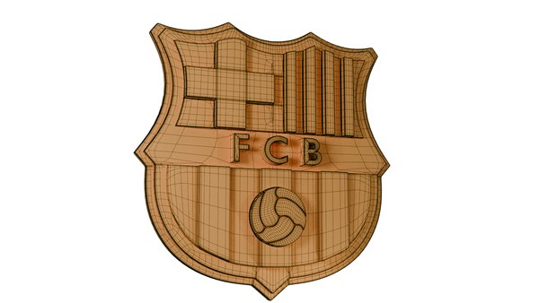 modelo 3d Escudo del FCB - TurboSquid 2164901