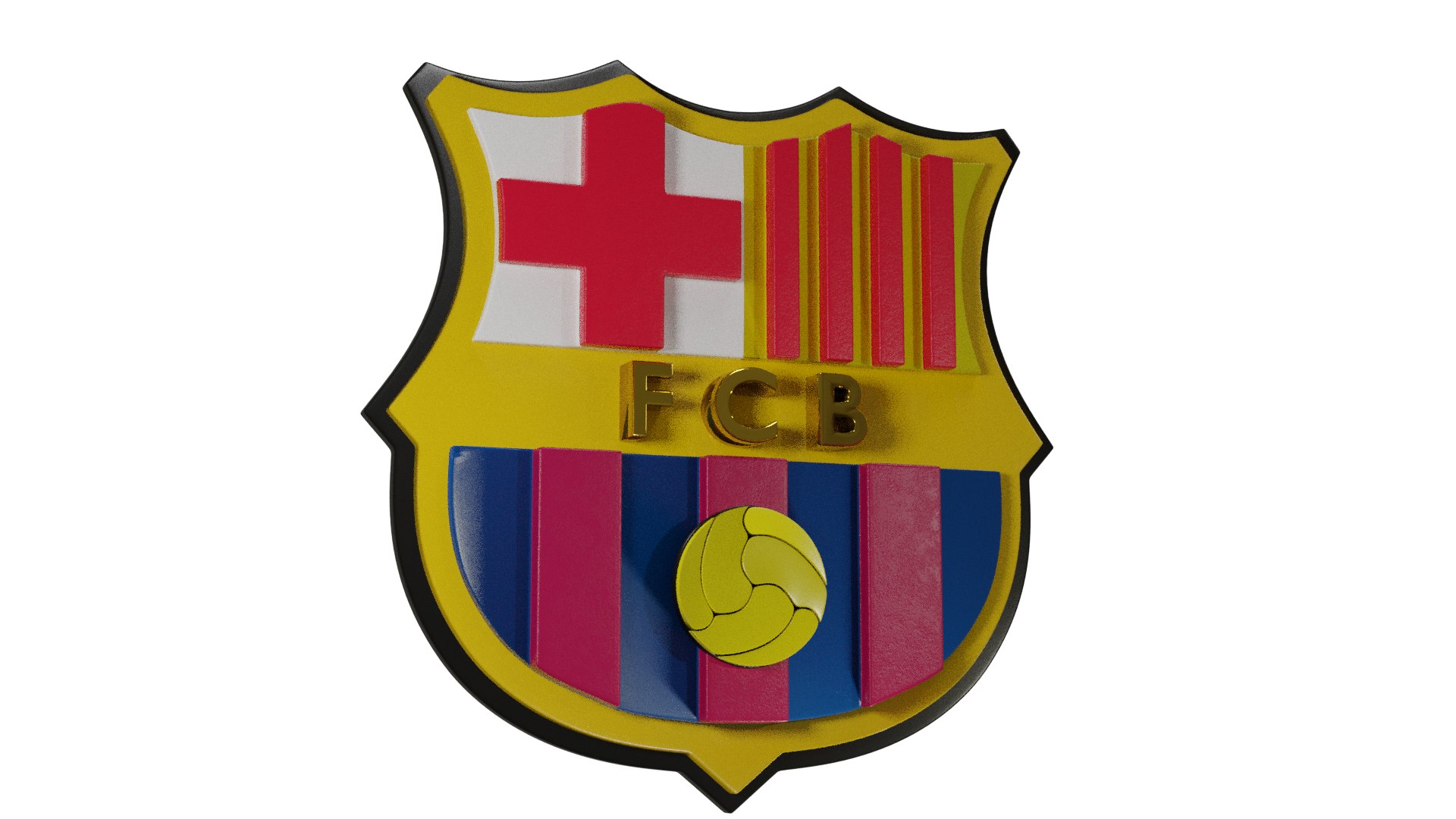 3D FCB Crest Model - TurboSquid 2164901