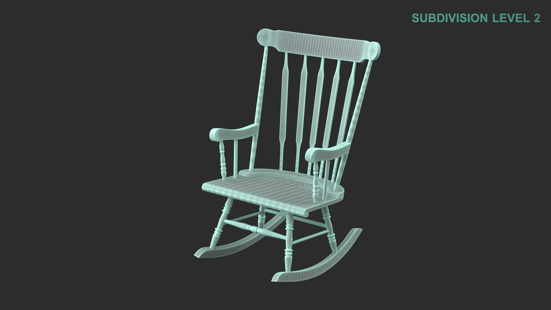 Rocking Chair Model - TurboSquid 1885813