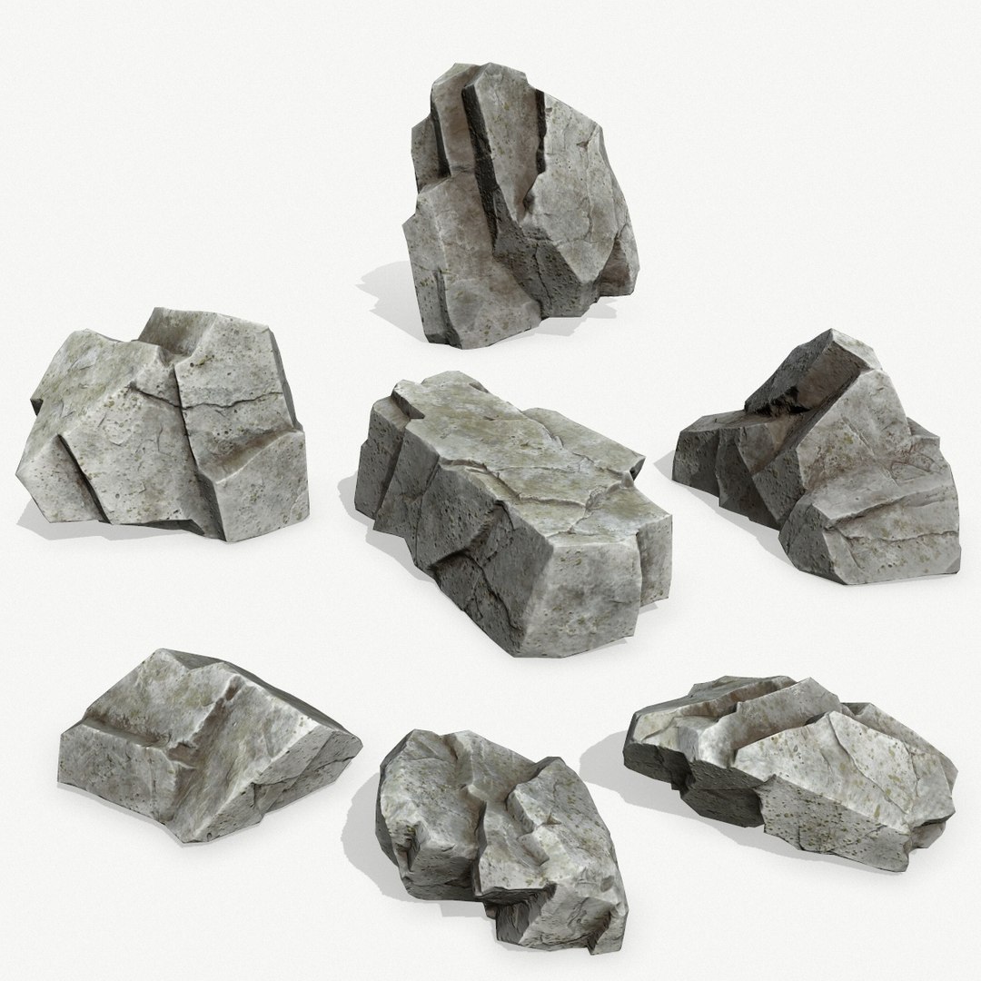 Rock Set 5 3D model - TurboSquid 2027306