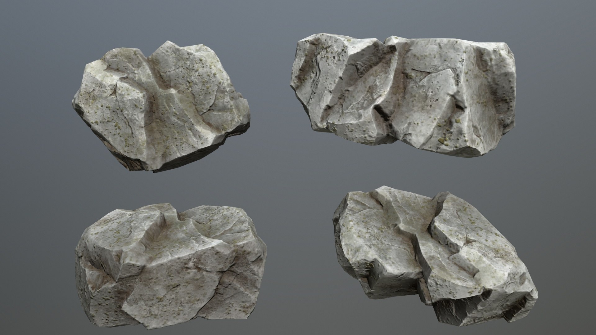 Rock Set 5 3D model - TurboSquid 2027306