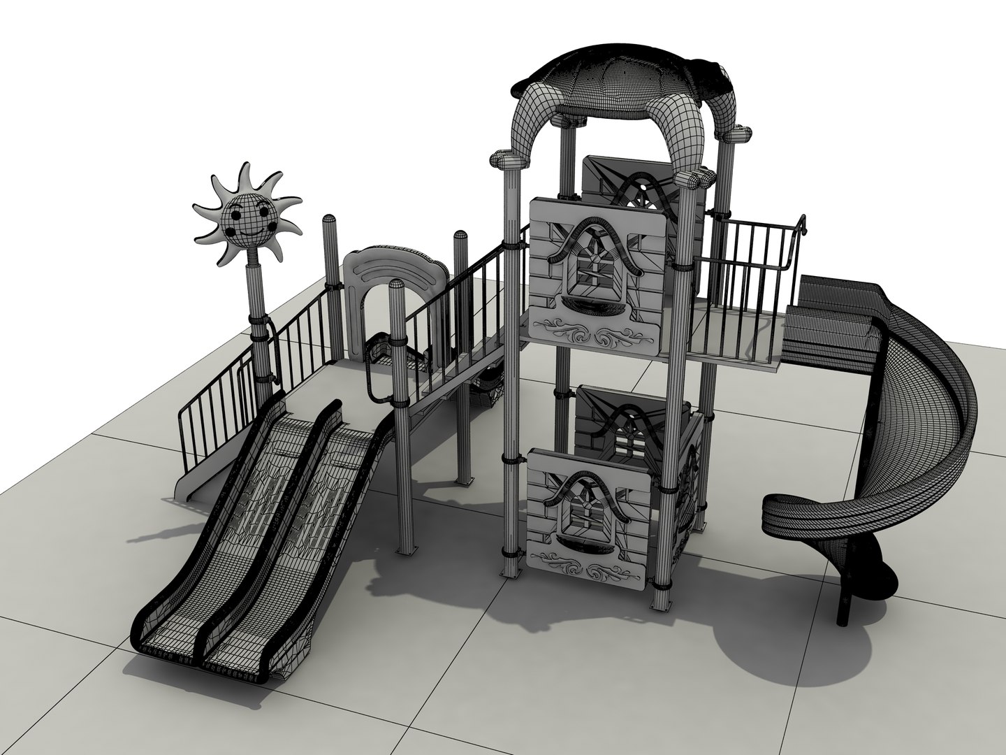 Metal Playground 3D - TurboSquid 1579504