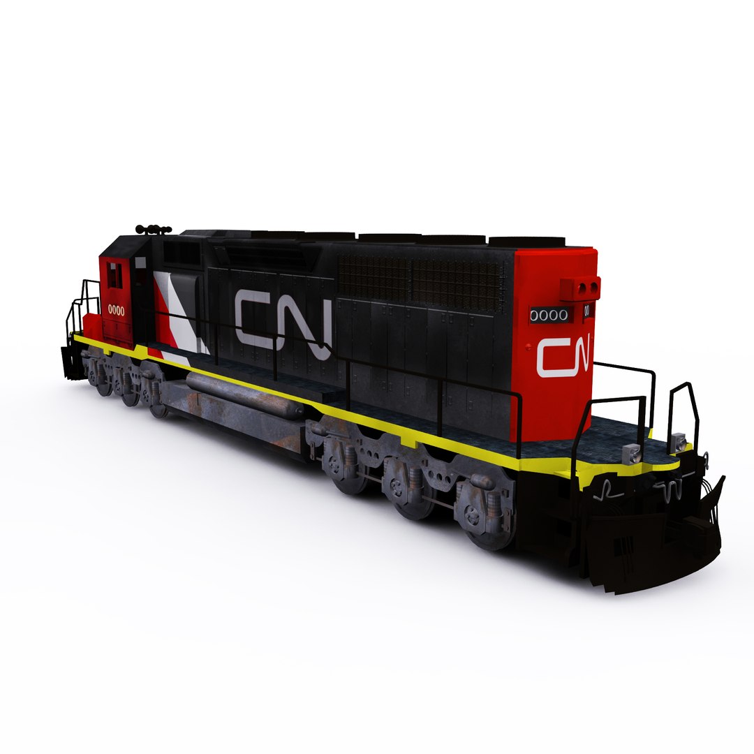 3D Cn Emd Sd 40 Model - TurboSquid 1391032