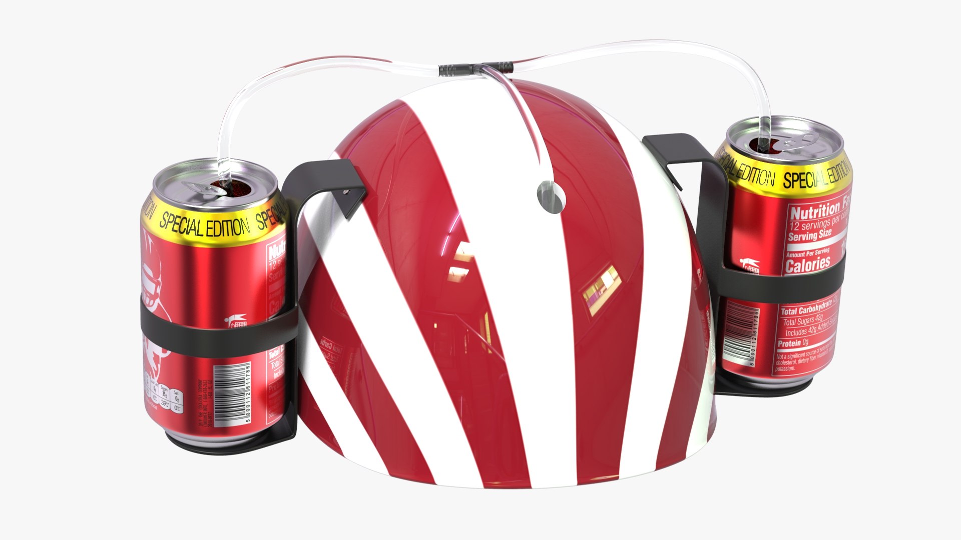 Guzzler Drink Helmet Cans Model - TurboSquid 1439172