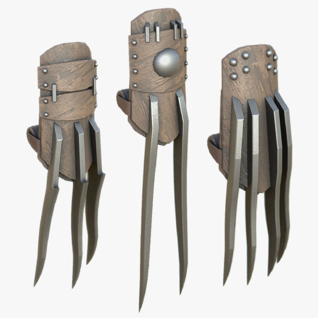 3D Claw Weapon Collection Model - TurboSquid 2383568