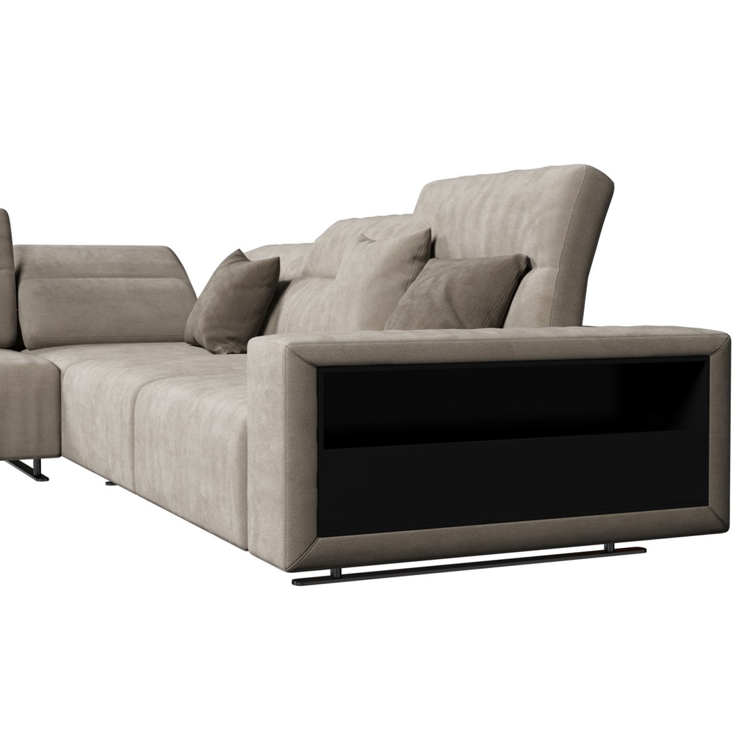 Boconcept Hampton Sofa Chiva Model - TurboSquid 1277824