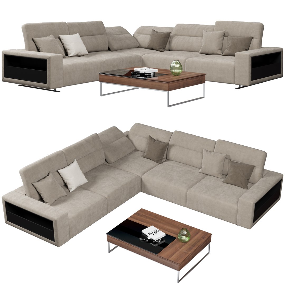 Boconcept Hampton Sofa Chiva Model - TurboSquid 1277824