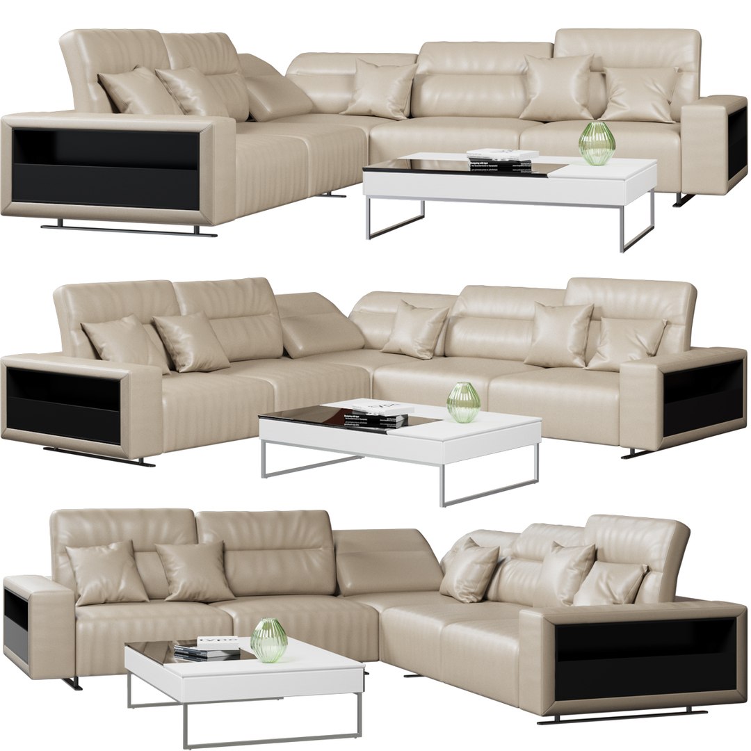 Boconcept Hampton Sofa Chiva Model - TurboSquid 1277824