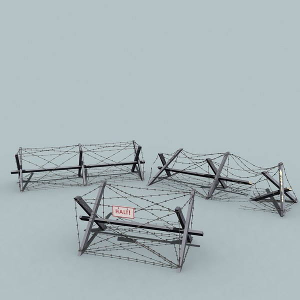 Barbed Wire Fence 3D Models for Download | TurboSquid