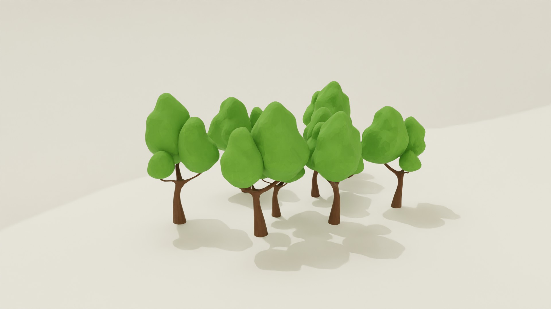 3D Tree Cartoon - TurboSquid 2207775