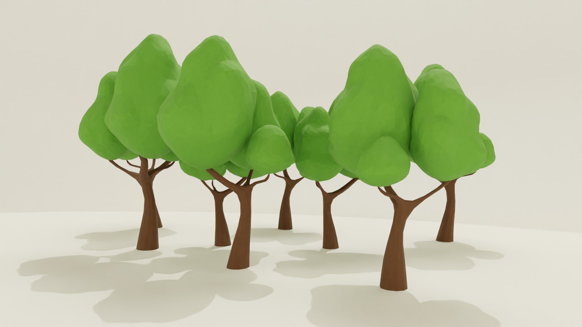 3D Tree Cartoon - TurboSquid 2207775