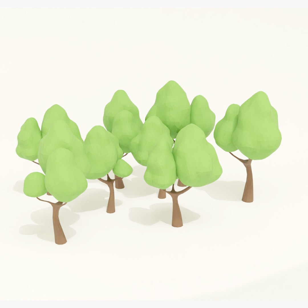 3D Tree Cartoon - TurboSquid 2207775
