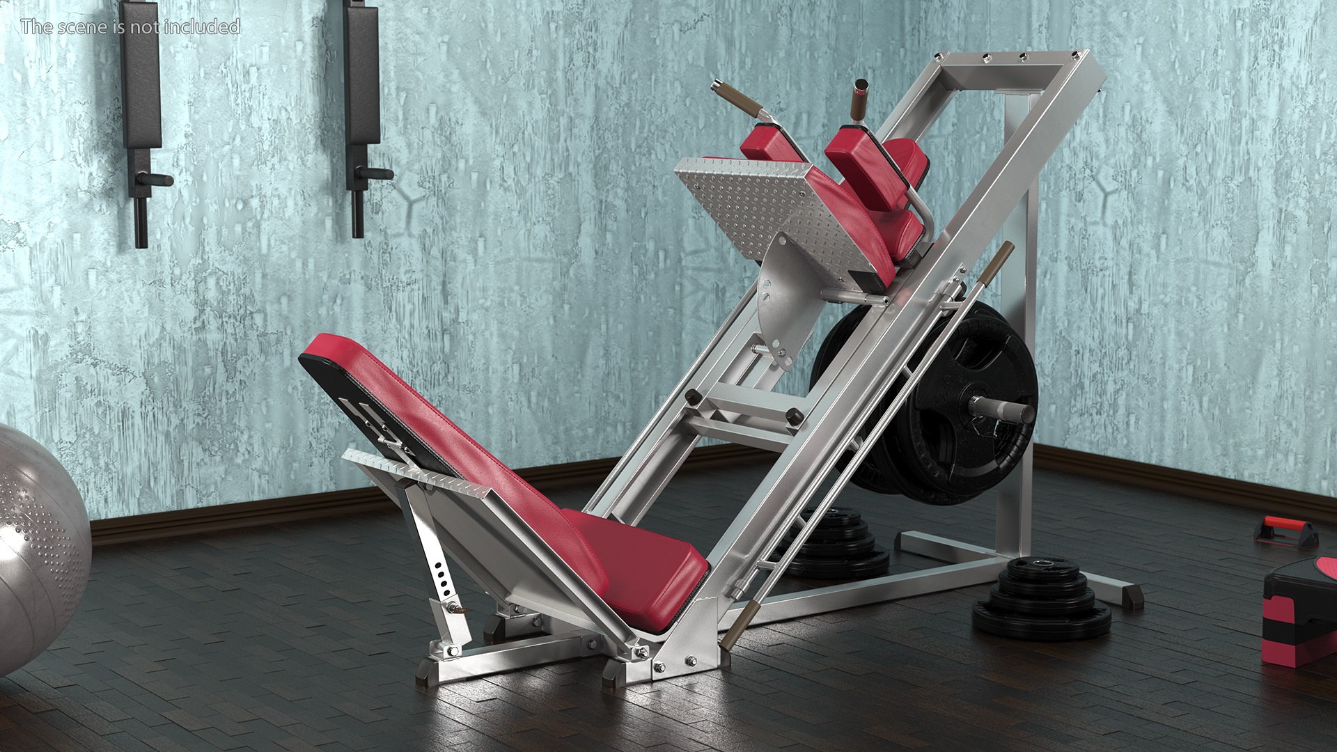 3D Plate Loaded Leg Press Machine Set Model - TurboSquid 1823705