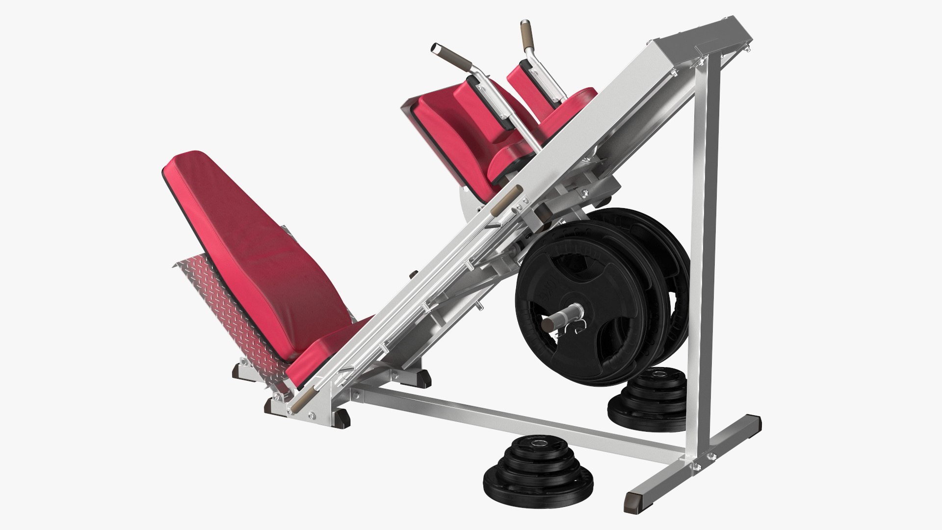 3D Plate Loaded Leg Press Machine Set Model - TurboSquid 1823705
