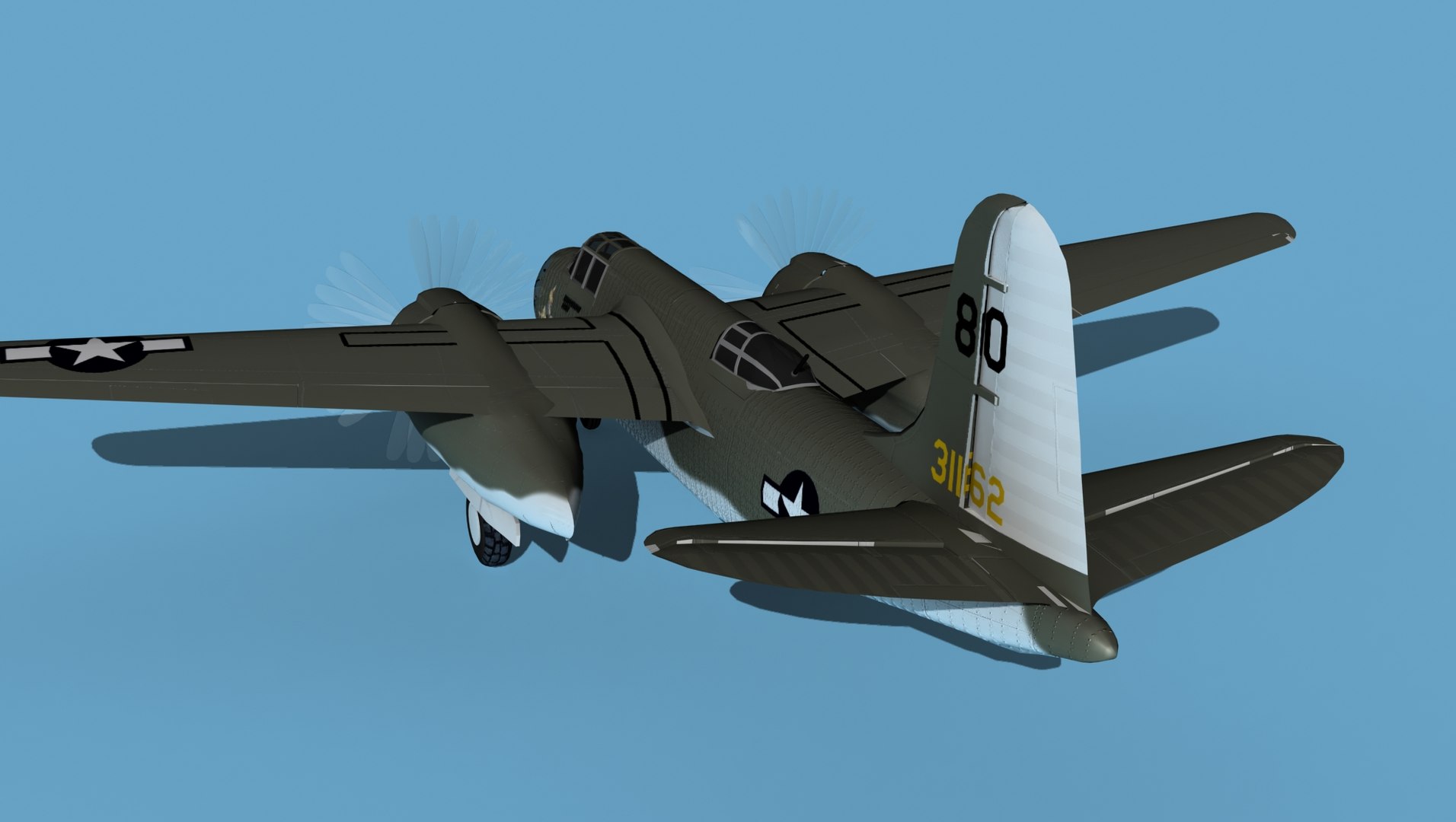 3D Douglas A-20A Havoc V01 - TurboSquid 1917646